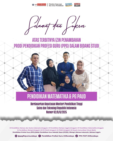 Alhamdulillah Telah Terbit Izin Penambahan PPG Bidang Studi PG PAUD dan ...